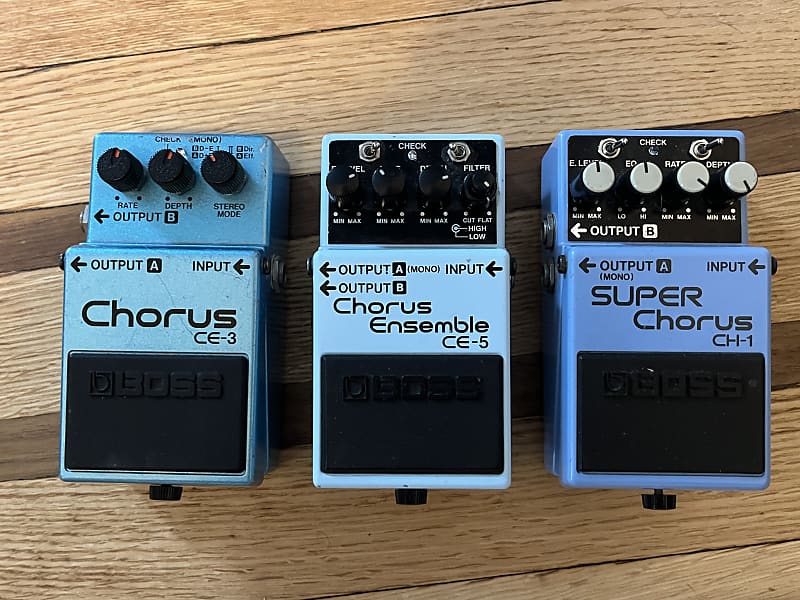 Boss CE-3, CH-1, and CE-5 : all analog pedals, all modified | Reverb