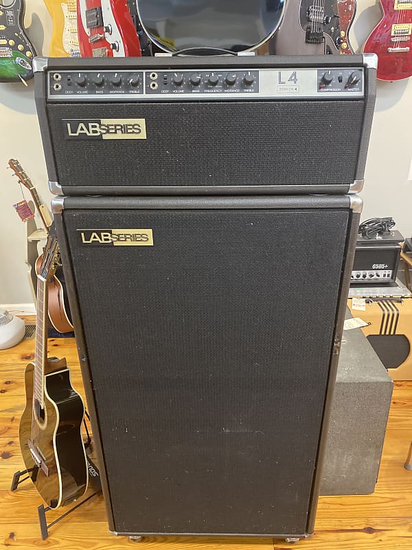 1970’s Lab Series L4 200 watt Bass Amp w/215 cabinet & all | Reverb