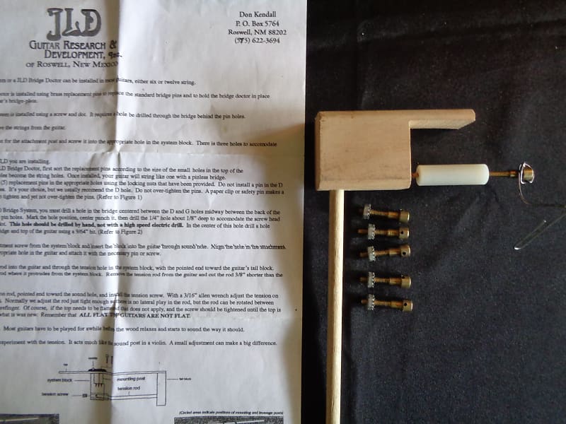 JLD Bridge Doctor with pins | Reverb