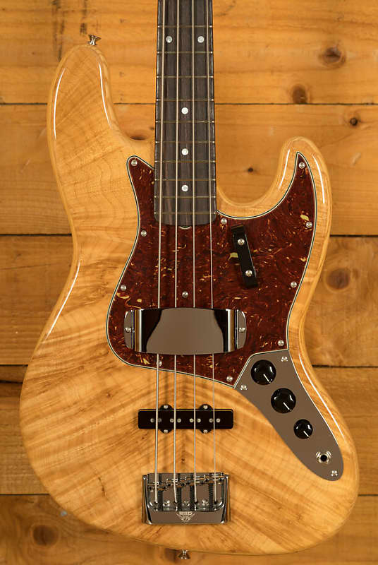 Fender Custom Shop Artisan Maple Burl Jazz Bass | Aged | Reverb UK