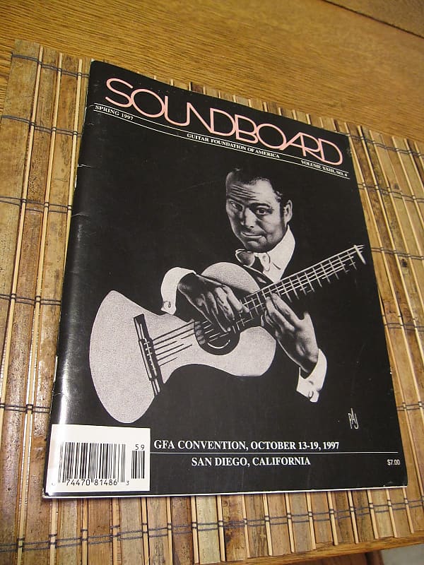 Soundboard Magazine Spring 1997 Julian Bream Cover | Reverb UK