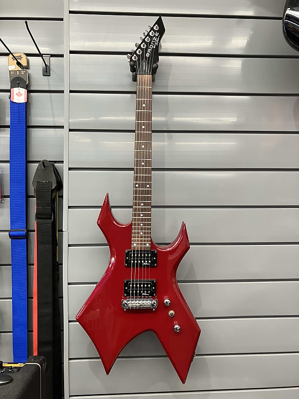 B.C. Rich Warlock Bronze Series 2000's - Red | Reverb