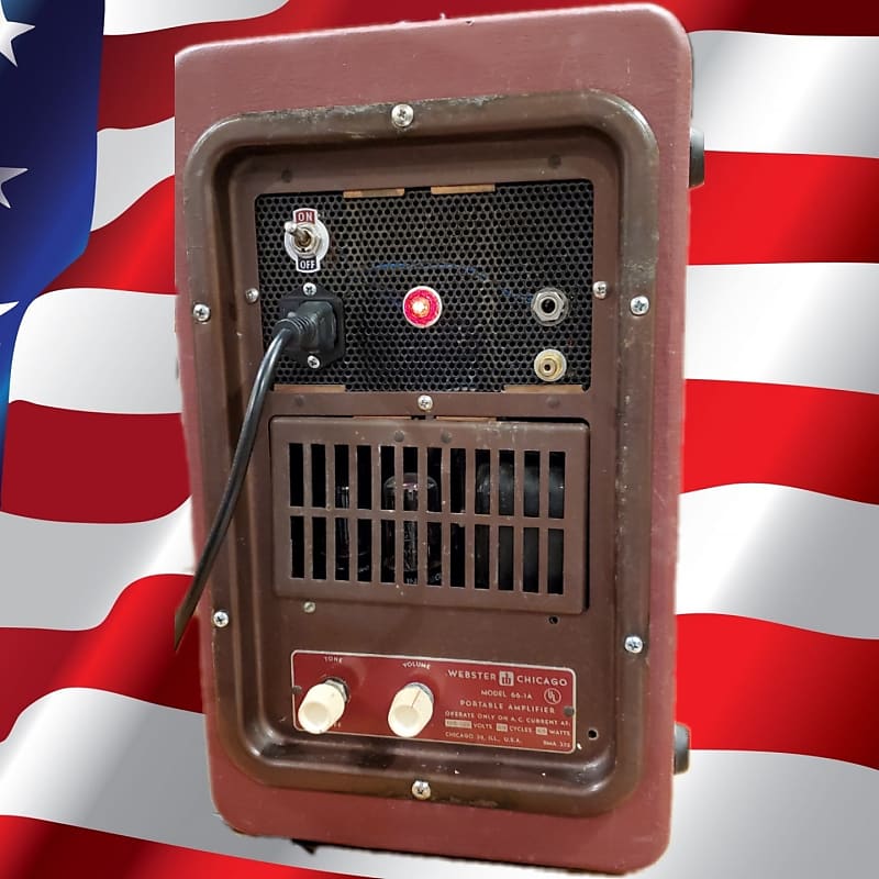 Webster Chicago 66-1A 1947 6V6 Vintage combo amp Maroon/Cream | Reverb