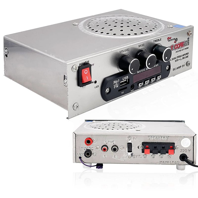 5Core 2 Channel Home Audio DJ PA power Amplifier(Rms 40w,peak | Reverb