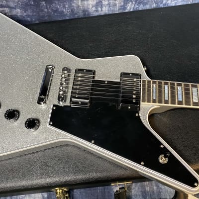 Jackson Explorer 1995-Jade transparent Green gold hardware , | Reverb