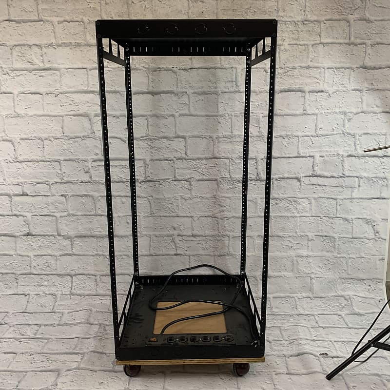 Unbranded Rolling 42" Tall 24U Studio Rack | Reverb