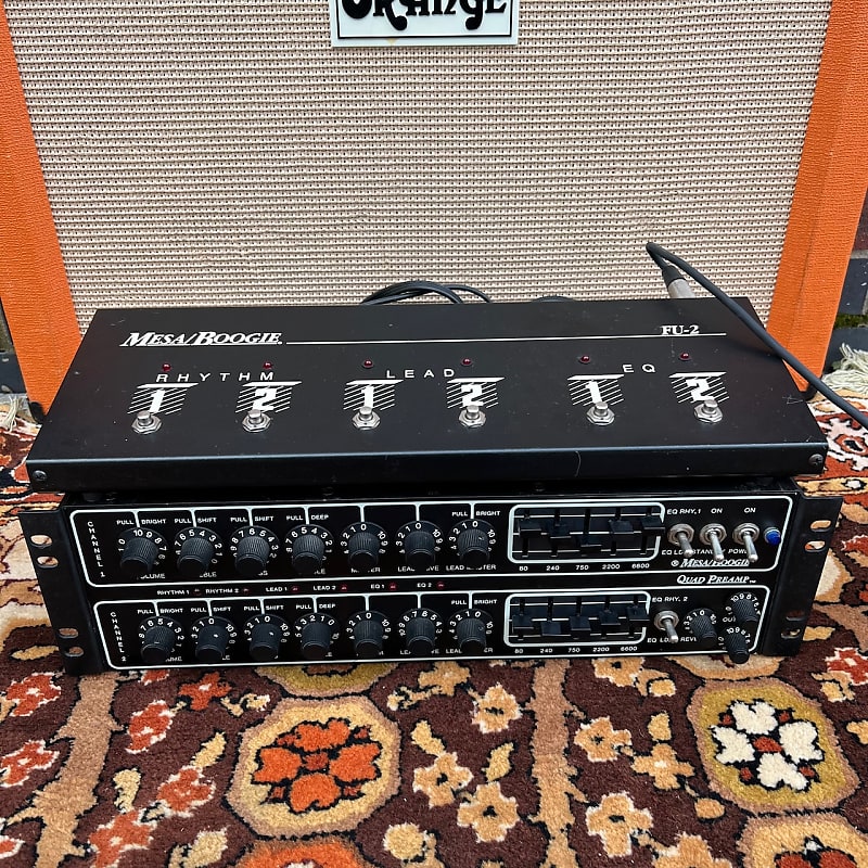 Vintage 1980s Mesa Boogie USA Quad Rack Mount Preamp | Reverb