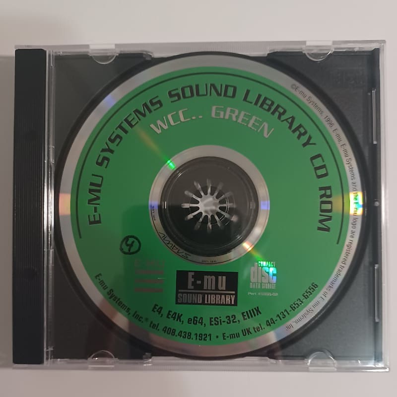 E-MU Systems Wcc.. Green Sound Library Sample CD | Reverb Canada