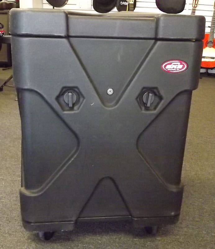 SKB rack case / mixer board case with casters | Reverb