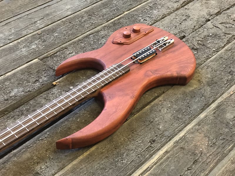 Letts 32” Two string bass guitar 2024 - Padauk | Reverb Canada