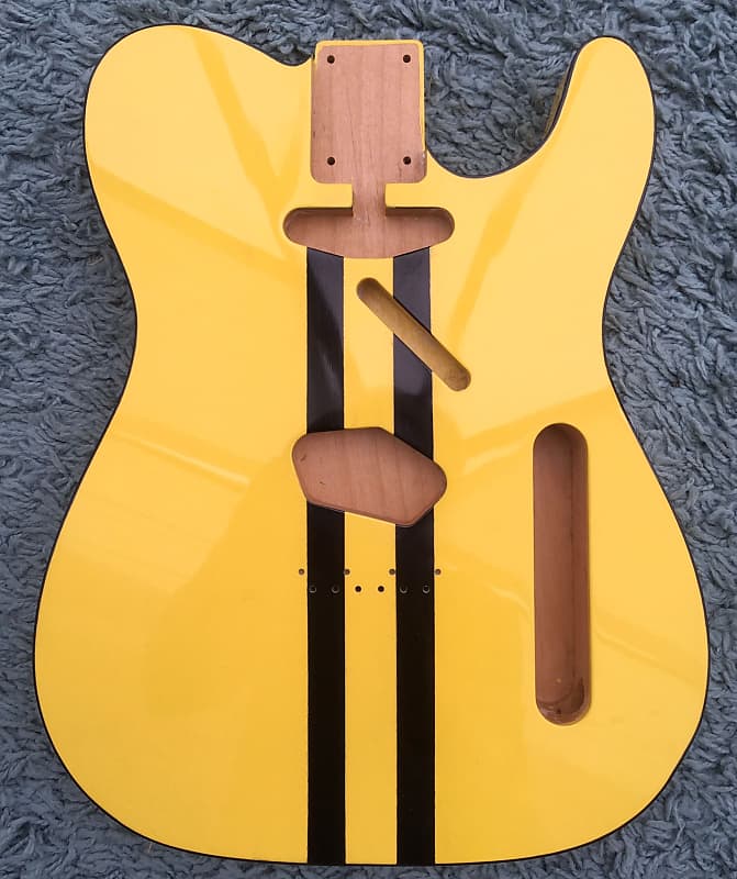 Custom 3PC Alder Single Bound Telecaster Body - Graffiti | Reverb