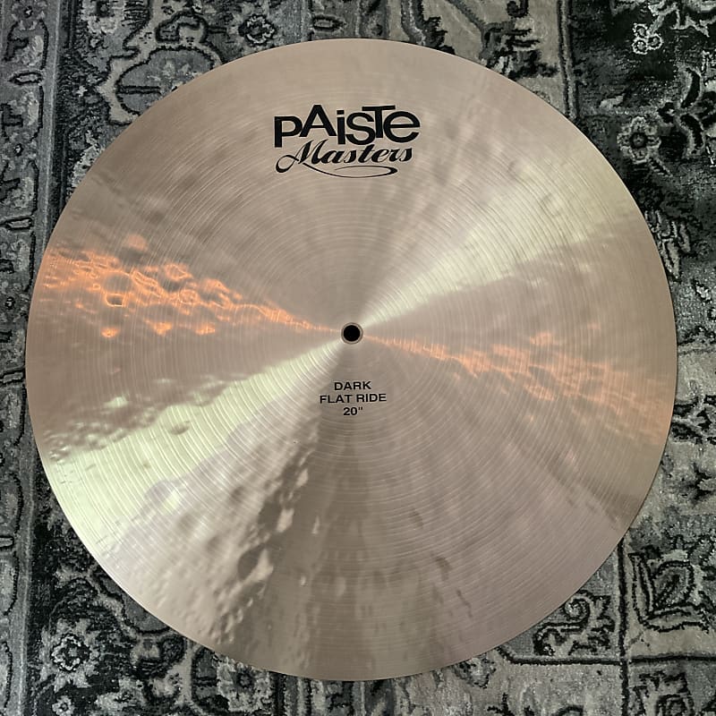 Paiste Masters Dark Flat Ride 20” | Reverb