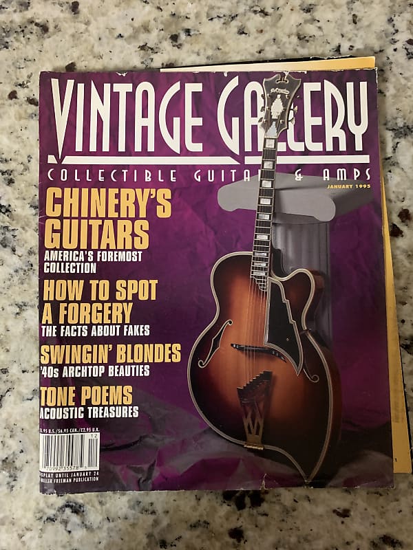 Vintage Gallery Magazine 1995 Chinery Bigsby Mosrite National | Reverb
