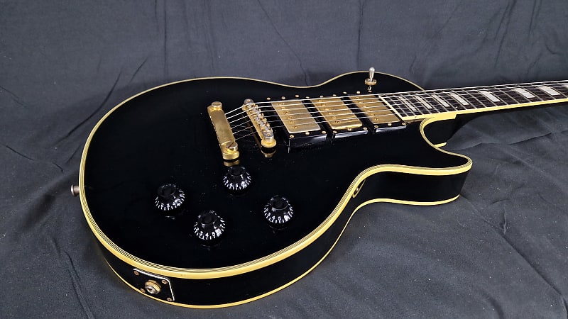 Burny Les Paul RLC-65 57' 1980s - Black 3 PU | Reverb