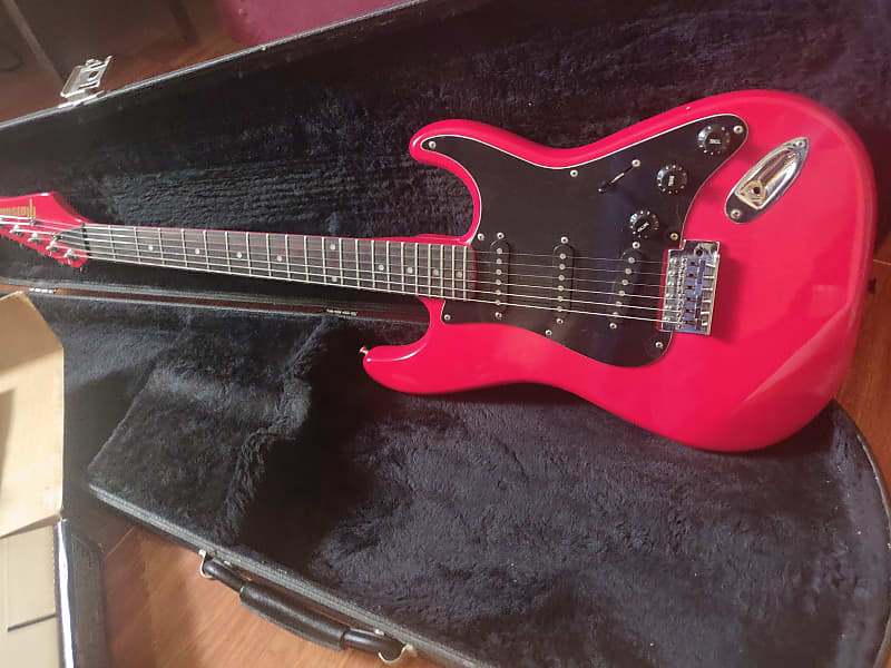 Maison SL Stratocaster 1987 red + Hard case | Reverb Canada