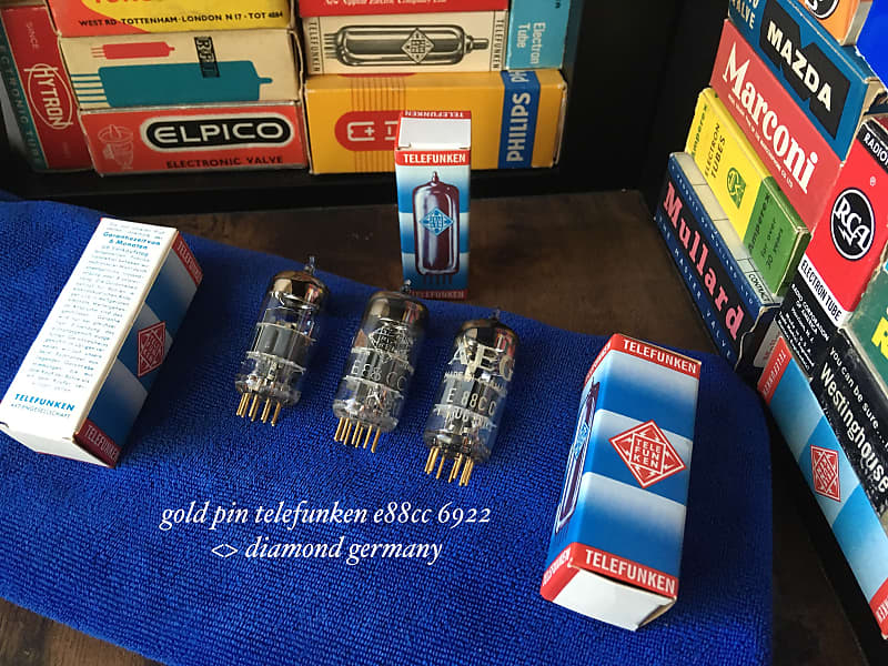 1 x Rare First Edition Telefunken E88CC Audio Preamp Mic | Reverb