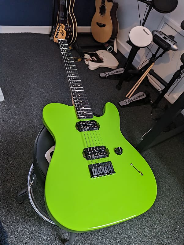 Fender Jim Root Telecaster - Custom finish Porsche acid | Reverb UK