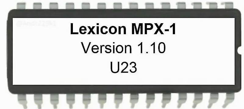 Lexicon MPX-1 - Latest OS Version 1.10 Firmware update | Reverb