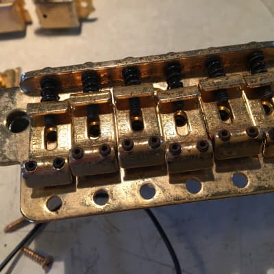 Genuine Fender Strat Stratocaster Relic Gold Hardware Tuners | Reverb