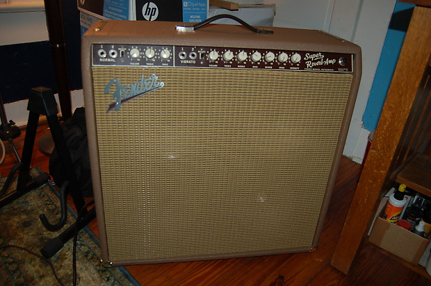 Fender Super Reverb 1967 Brown Tolex, Faceplate, Creme Knobs | Reverb