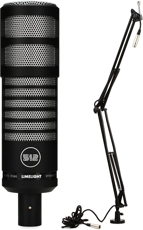 512 Audio Limelight Dynamic Vocal Microphone Bundle with | Reverb