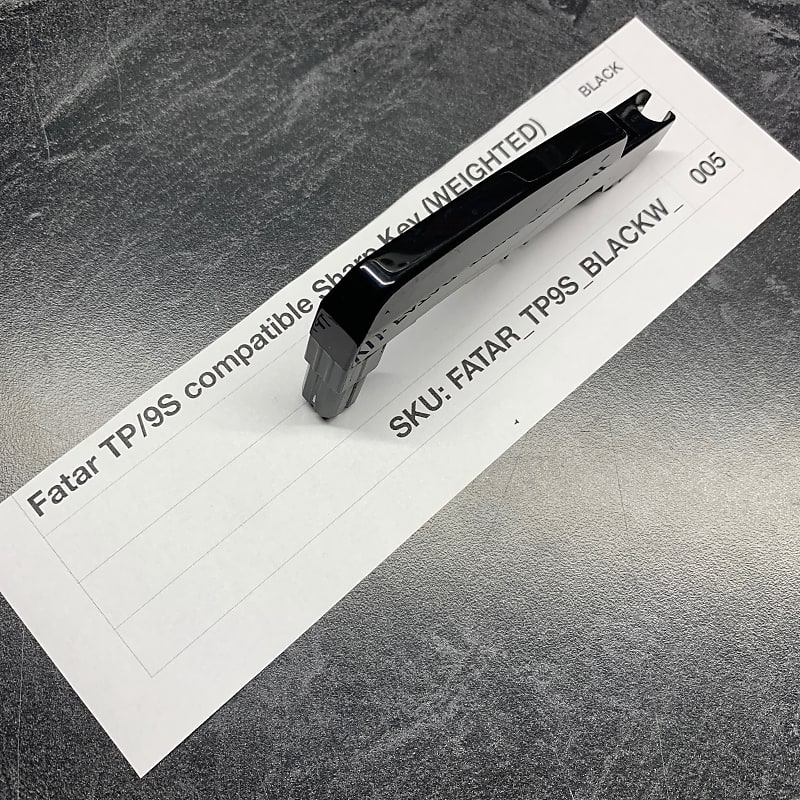 Fatar Replacement Weighted SHARP/BLACK Key (TP/9S Keybeds) | Reverb