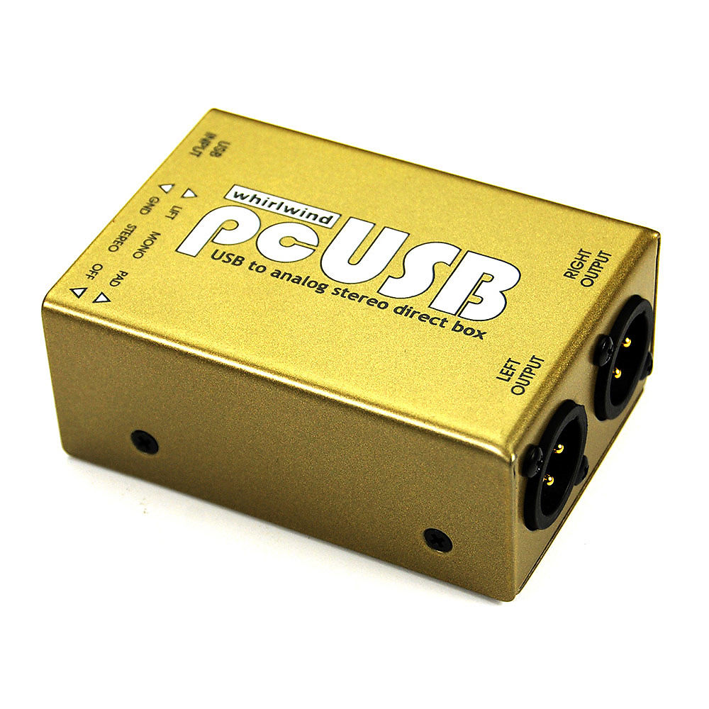 Whirlwind pcUSB Stereo USB Direct Box | Reverb Australia