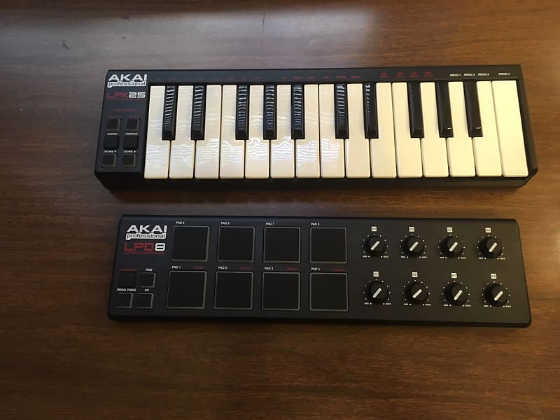Akai LPD 8 and LPK 25 Pair | Reverb