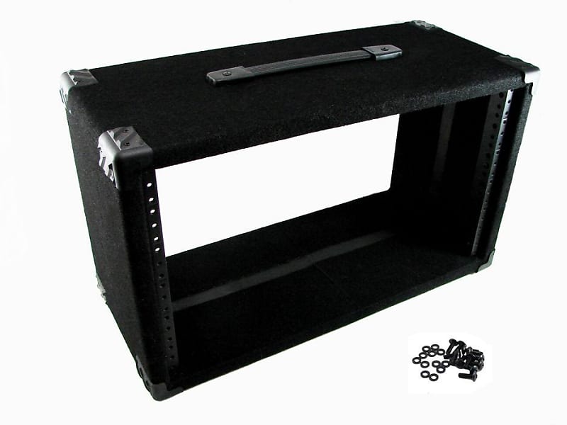 PROCRAFT 6U 9" Deep Rack Case in Black Carpet Wrap - Top | Reverb