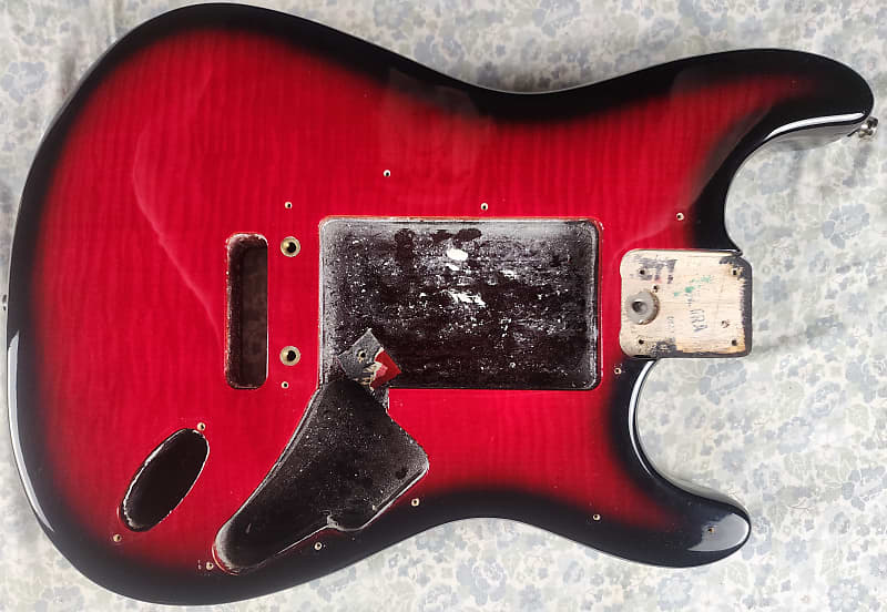 Strat Plus ULTRA Body, Crimson Frost, Excellent, 1992-93, | Reverb