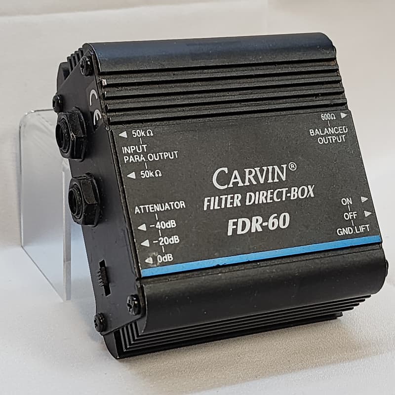 Carvin FDR-60 Filter Direct Box - Black | Reverb