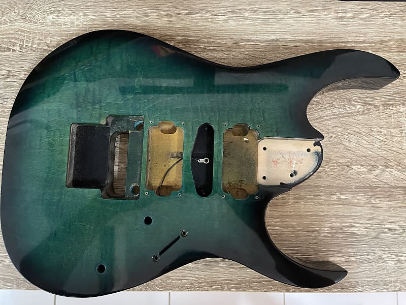 Ibanez rg570 body blue/green MIJ | Reverb