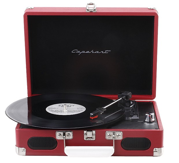 Capehart 3-speed Stereo Turntable Orange | Reverb