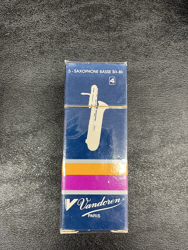 Vintage Vandoren Bass Sax Reeds 4 | Reverb