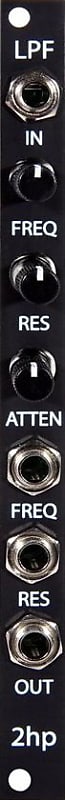2HP LPF BLACK : BRAND NEW : [DETROIT MODULAR] | Reverb