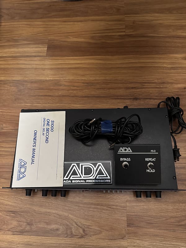 ADA 1 second digital delay S1000 signal processor - Black | Reverb