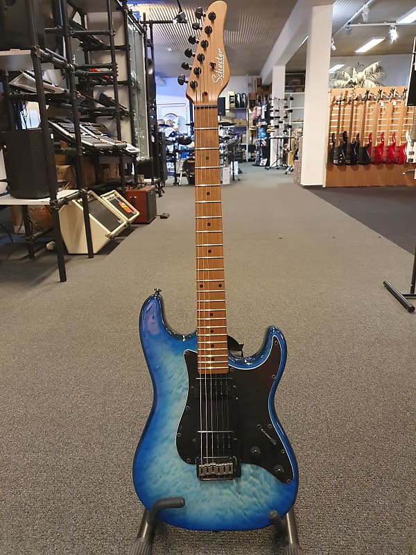 Schecter Traditional Pro, Trans Blue Burst | Reverb