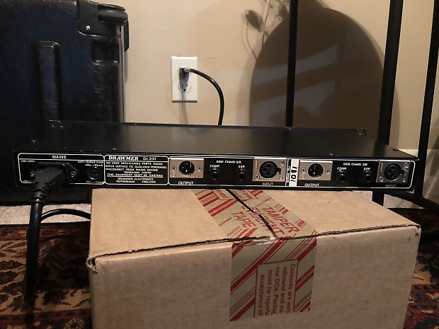 Drawmer DL231 Stereo Dual Compressor/ Limiter / Expander / | Reverb