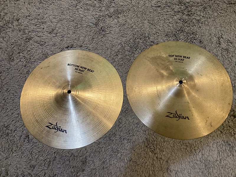Zildjian 14 inch New Beat Hi Hats 80s - Traditional | Reverb