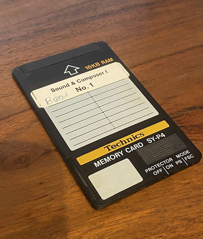 Technics SY-P4 16KB RAM Card | Reverb UK