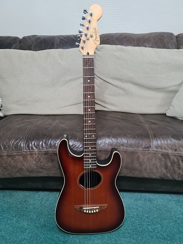 Fender Stratacoustic electric acoustic Stratocaster - Very | Reverb