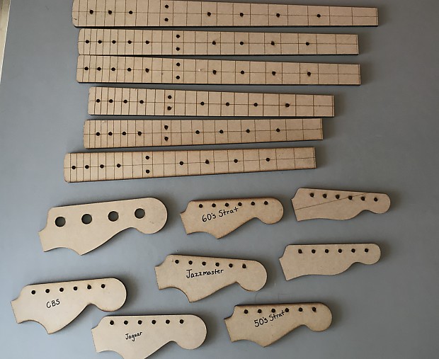 Fender Style Neck & Headstock Templates | Reverb