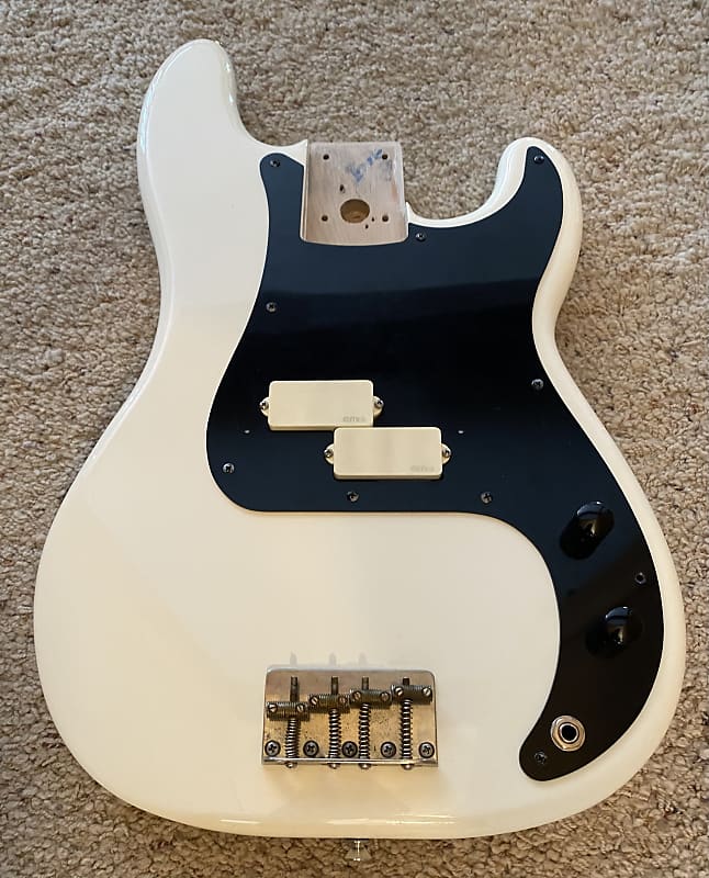 Fender Precision Bass loaded body with active EMG set | Reverb