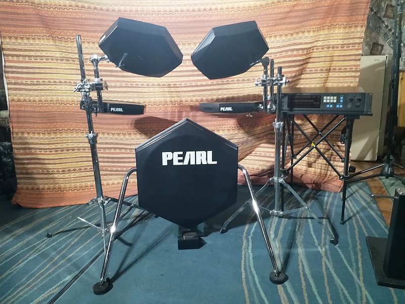 Pearl DRX 1 1985 nero | Reverb
