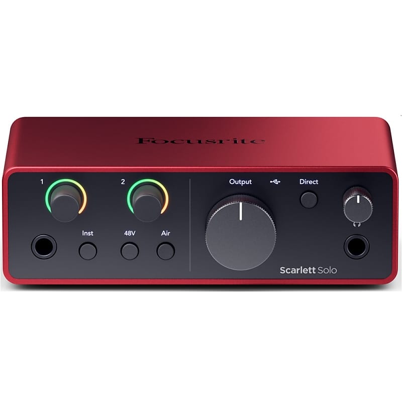 FOCUSRITE SCARLETT SOLO (4th Gen) USB Audio Interface and | Reverb