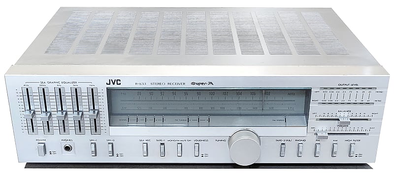 Vintage JVC R-S33 Stereo Receiver Amplifier | Reverb