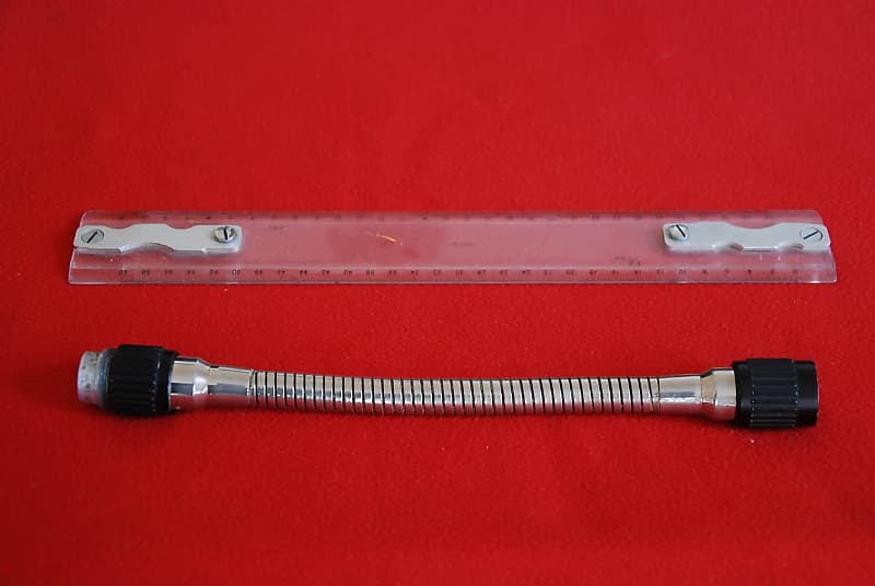 Gooseneck 3 pin large tuchel for vintage microphones | Reverb