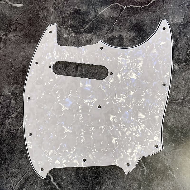 Wide Bevel 4 Ply Pearl Pearloid Pickguard for 1964-1969 | Reverb