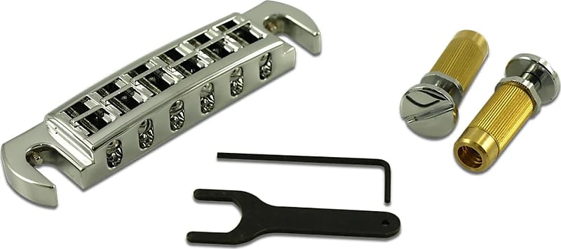 TonePros Wraparound Bridge With MSPRS Studs | Reverb