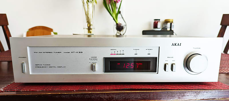 AKAI AT-K33 Tuner - Crystal clear FM and AM reception. | Reverb